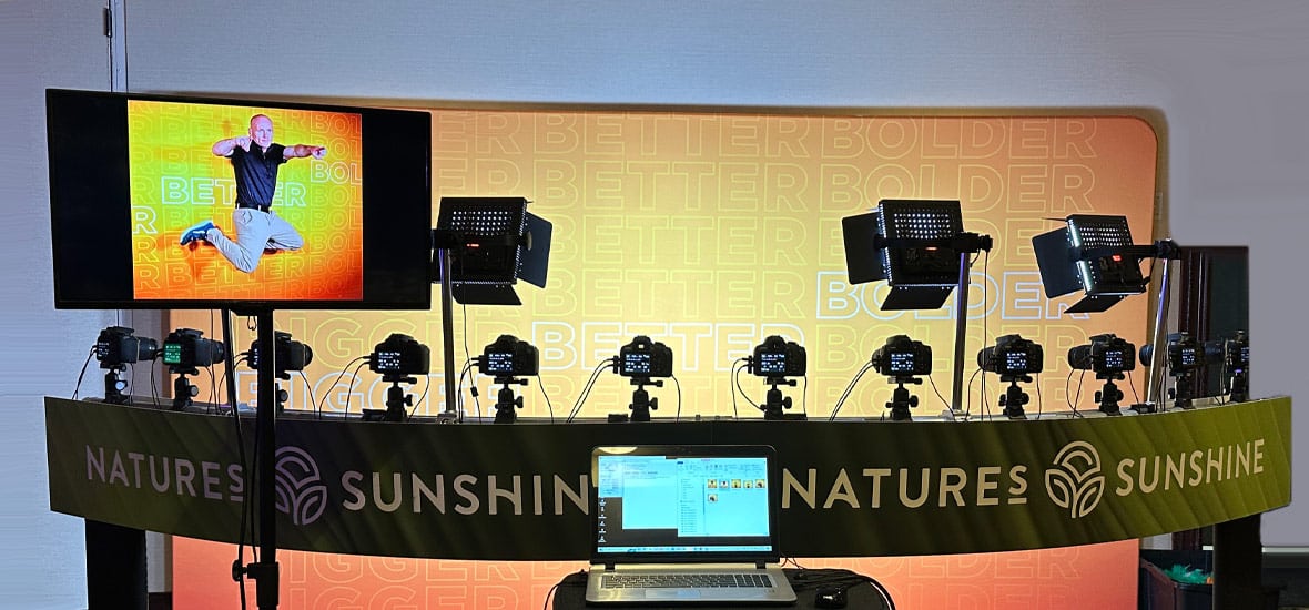 Nature's Sunshine Array Photo Booth | Elevate Booth