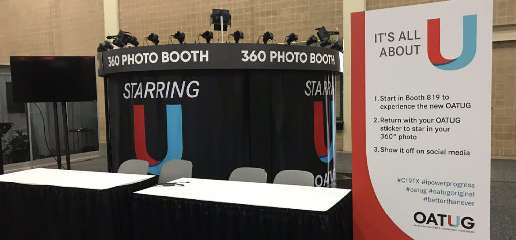 OATUG 360 Photo Booth | Elevate Booth - Multi-Camera Array Photo Booth