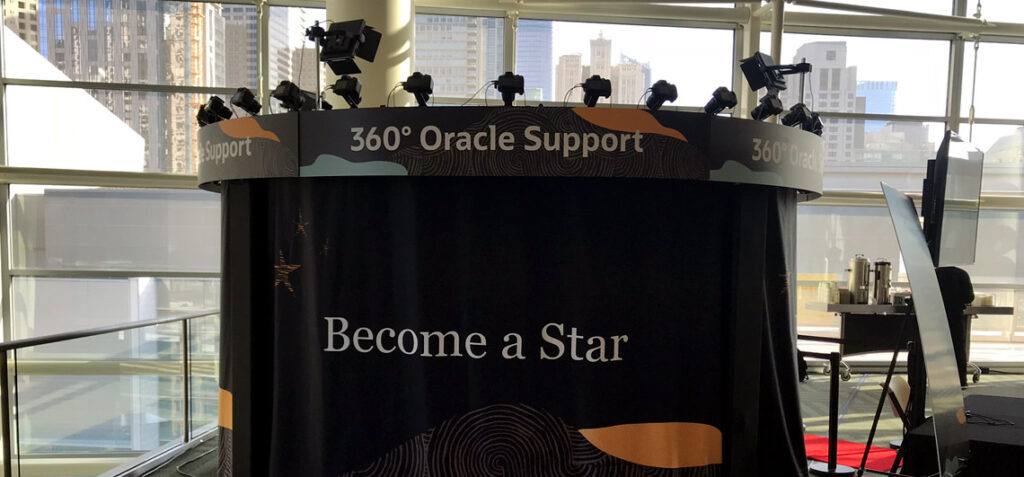 Oracle Openworld | 360 Photo Booth Activation | Elevate Booth